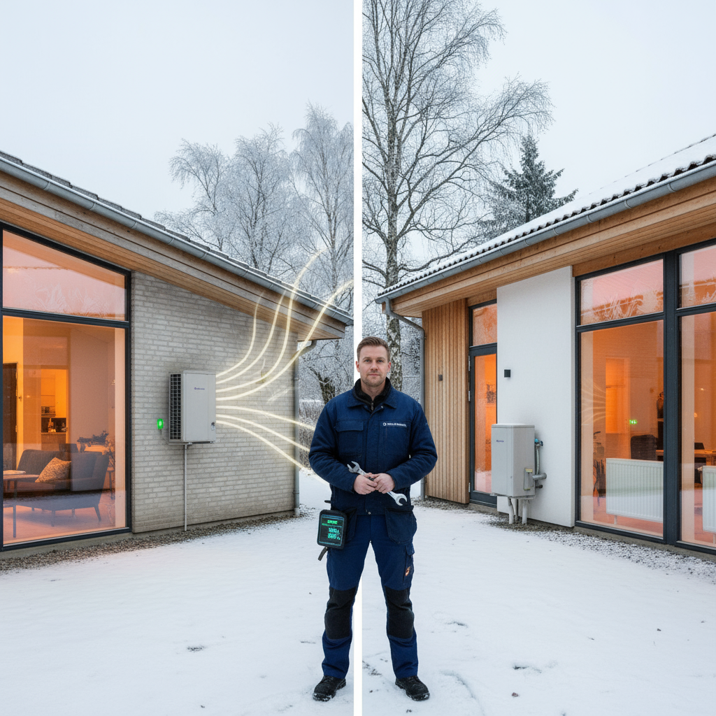 Luft til luft vs. luft til vand varmepumpe: Hvilken skal du købe? - Billig Ventilation ApS